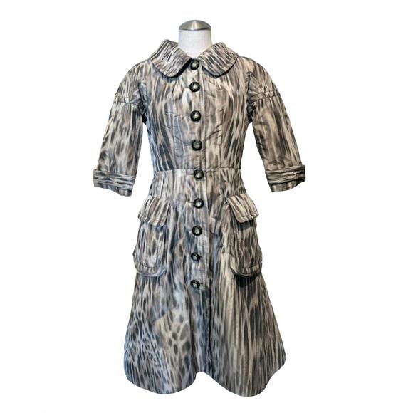 Byron Lars | Jackets & Coats | New Byron Lars Animal Trench Coat In ...